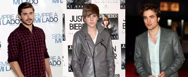 Zac Efron, Justin Bieber da Robert Pattinson, masu gabatar da kayan alatu na Golden Globes 2011