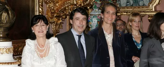 Infanta Elena nalika mbukak maneh Museum Cerralbo ing Madrid