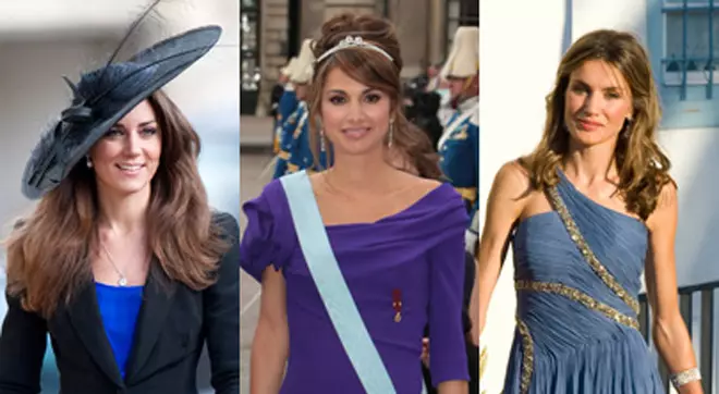 Kate Middleton, Letizia Ortiz tabi Rania lati Jordani, awọn ọba ti o fẹ julọ