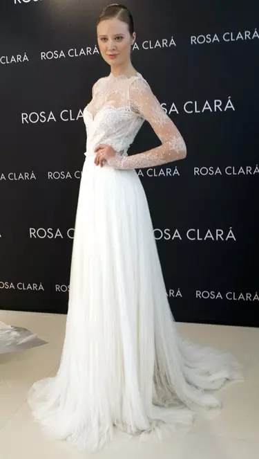 Rosa Clará ma Pronovias, ua sauni mo solo o le Barcelona Fashion Week 2011