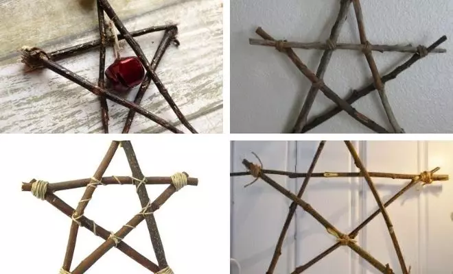 How to make Christmas stars with camp sticks