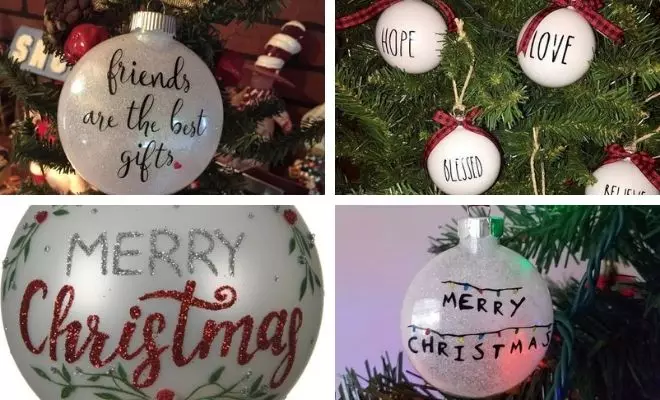 パーソナライズされたメッセージでクリスマスボールを作る方法