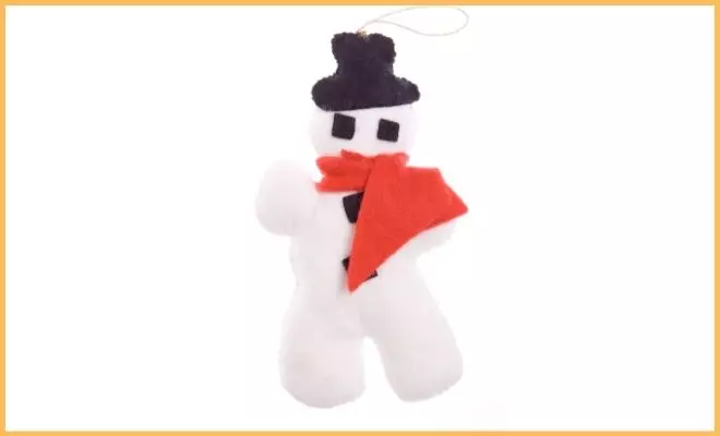 Como fazer um boneco de neve de Natal de feltro?