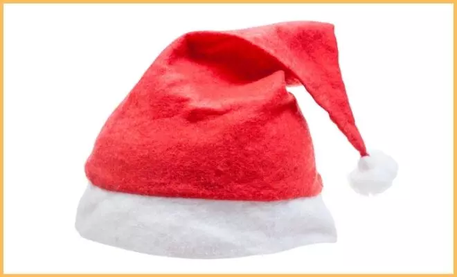 Como fazer um chapéu de Papai Noel de feltro