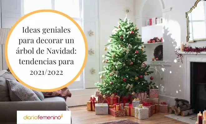 Mga ideya sa pag-adorno sa Christmas tree: mga disenyo ug uso alang sa 2021
