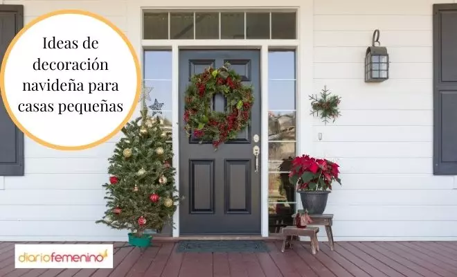 35 cool ideas to decorate a small house for Christmas