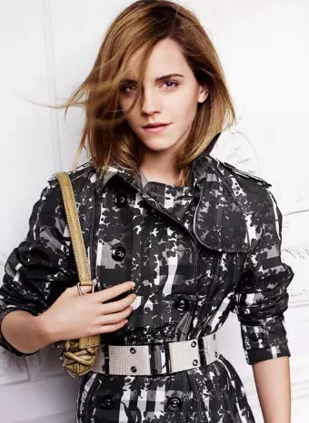 Emma Watson gambar tina Burberry