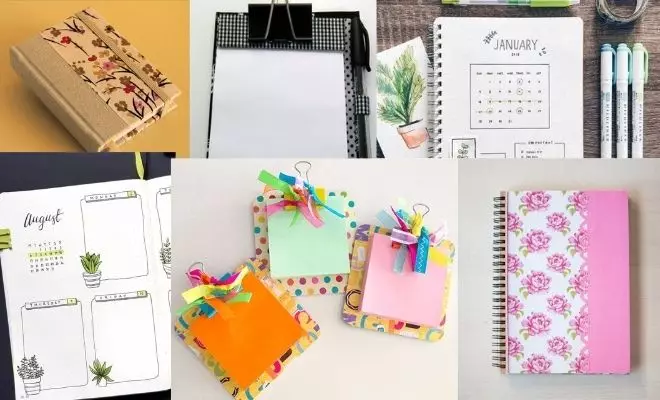 Kā izveidot DIY piezīmju grāmatiņu vai plānotāju Mātes dienai