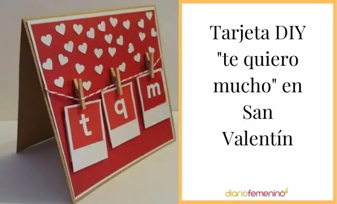 Valentin-kártya, amely azt jelzi, hogy szereted a partneredet