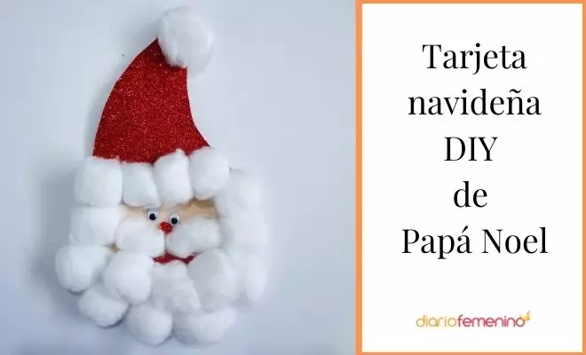 DIY Χριστουγεννιάτικη κάρτα Άγιος Βασίλης