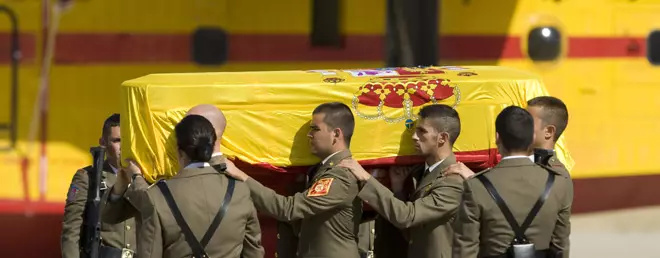 pohřby civilní stráže zabity v Afghánistánu, Logroño