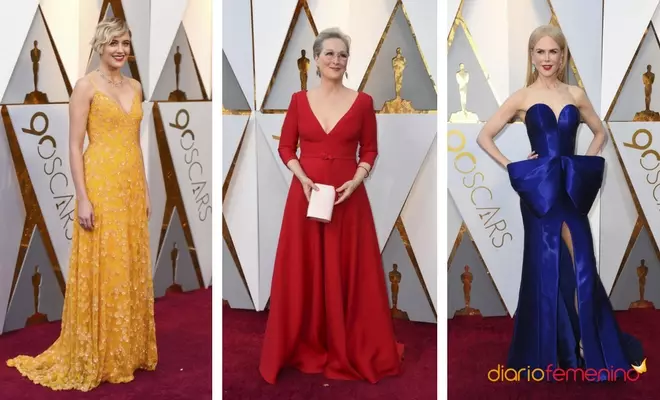Les couleurs vives aux Oscars 2018 : les mieux habillés