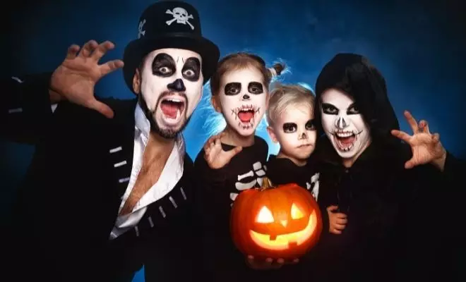Skelet Family Halloween Kostume
