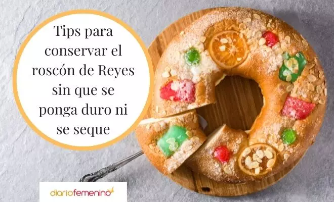 Truques para manter o roscón de Reyes macio (com recheio e clássico)