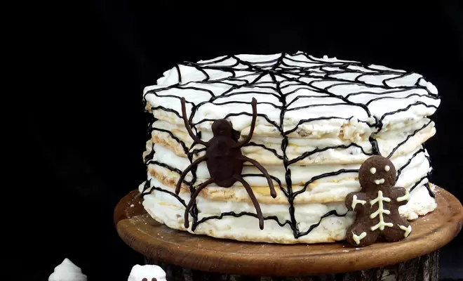 Resep kue keju kanggo Halloween