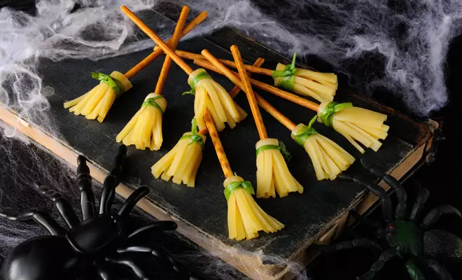 Brooms keju, resep kanggo Halloween