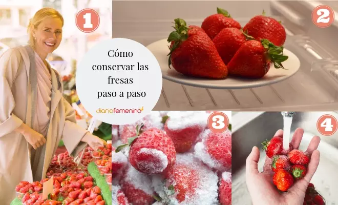 स्ट्रॉबेरी जतन करण्यासाठी चरण-दर-चरण