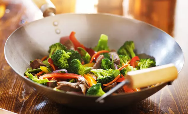 Receita de verduras wok con salsa de soia