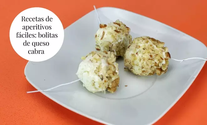 Easy appetizer recipes: delicious goat cheese balls
