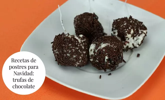 Madaling mga recipe ng dessert: chocolate truffles
