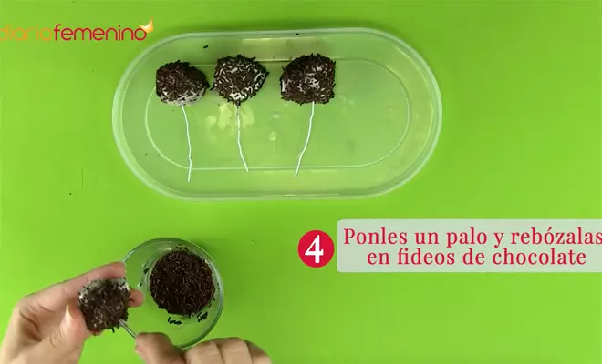 Recettes de desserts faciles : truffes au chocolat étape 4