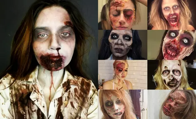 Šminkajte se kao zombi na Noć vještica: ideje