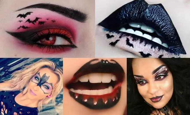 Bat make-up: hevitra mampatahotra ho an'ny Halloween