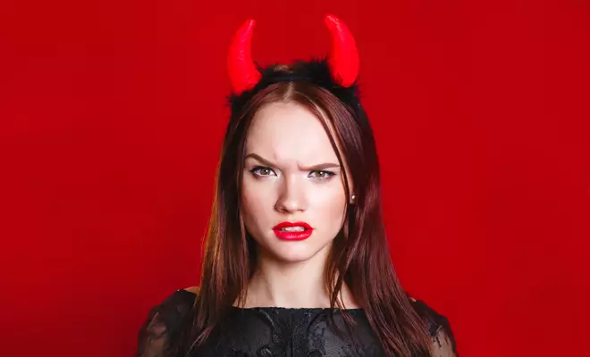 Devil makeup for Halloween