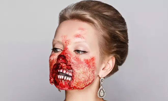 What do you need to make up as a zombie on Halloween?