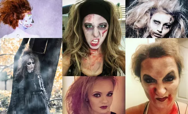 Modele flokësh zombie për Halloween