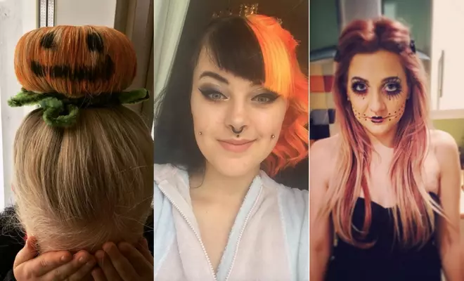 Pumpkin Halloween Hairstyles
