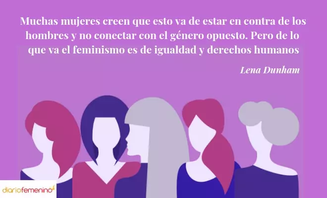 महिला दिवसको लागि Lena Dunham वाक्यांश