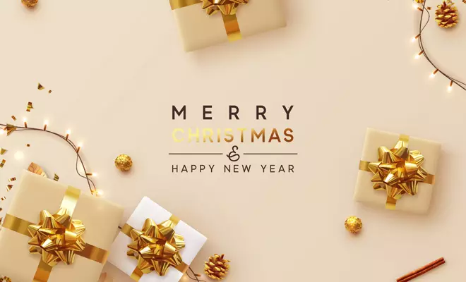 Carta curta de Natal em inglês para adicionar a um presente