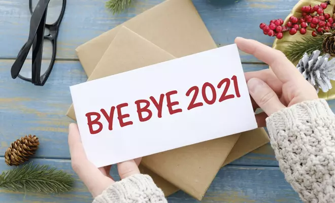 Brief om afscheid te nemen van het jaar 2021