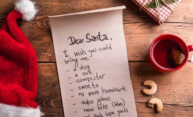 Barns roliga brev till jultomten
