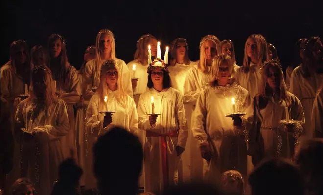Εορτασμός της Αγίας Λουκίας στη Σουηδία