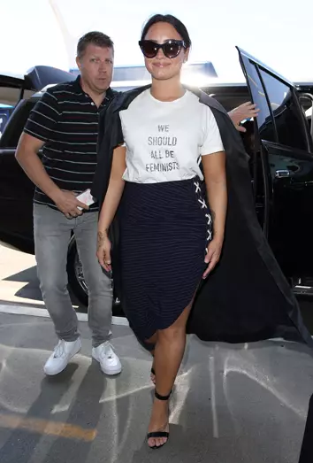 Demi Lovato's feminist t-shirt