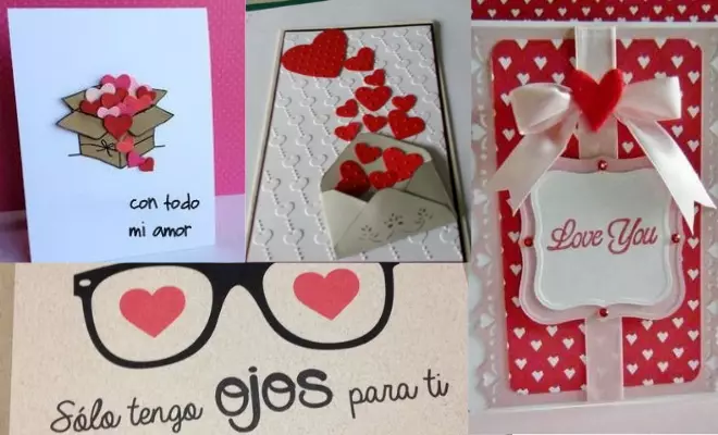 발렌타인 데이를 위한 3D 수제 카드