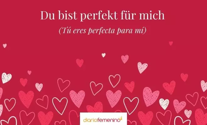 Valentine-fraser på tysk