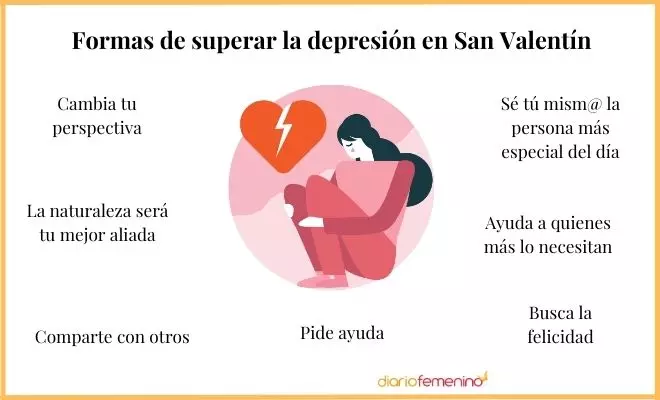 Ako môžete prekonať depresiu na Valentína?