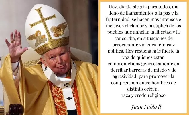 Mga Parirala ni San Juan Paul II upang pagnilayan ang Pasko