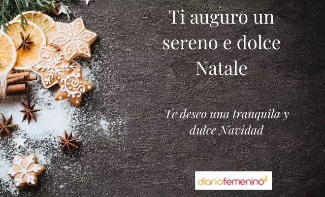 Noel ve Yeni Yıl: İtalyanca mesajlar, ithaflar, ifadeler içeren görüntüler