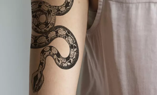 Types de tatouages de serpent