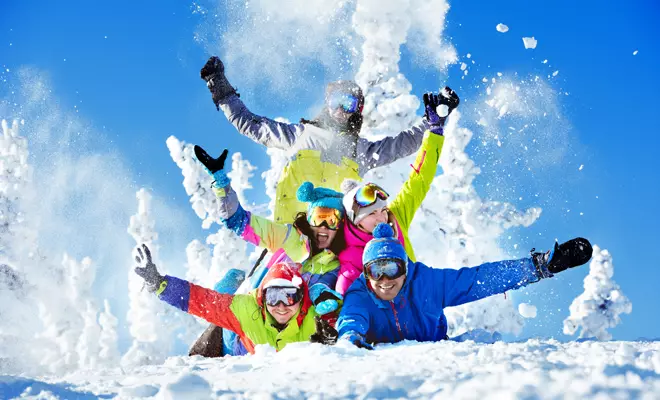 Planlegg julen: stå på ski med familien