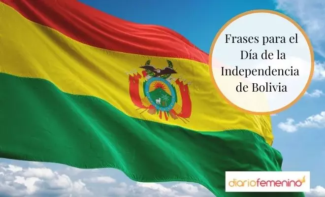 Ausdréck fir Bolivianer Onofhängegkeet Day