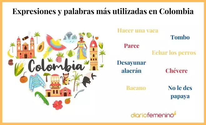Hva er de mest kjente ordene og uttrykkene i Colombia?