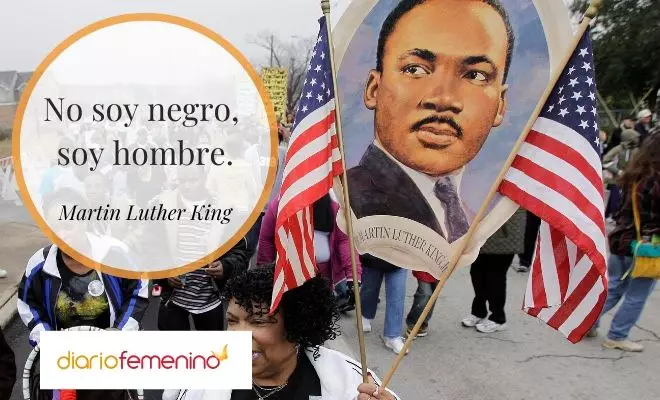 Fotografie împotriva rasismului: fraze ale lui Martin Luther King
