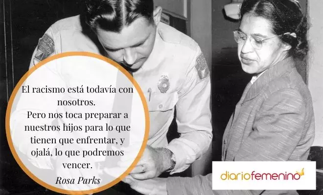 Rosa Parks cytuje rasizm
