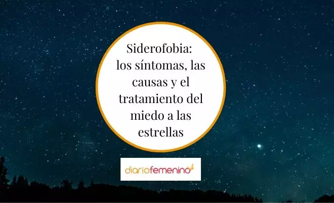 Siderofobija: simptomi, vzroki in zdravljenje strahu pred zvezdami
