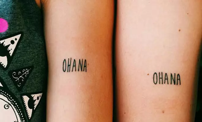 Tattoo 'Ohana' aron mahimo kini uban sa imong labing suod nga higala